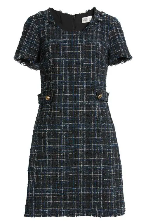 Eliza J Tweed A-line Dress