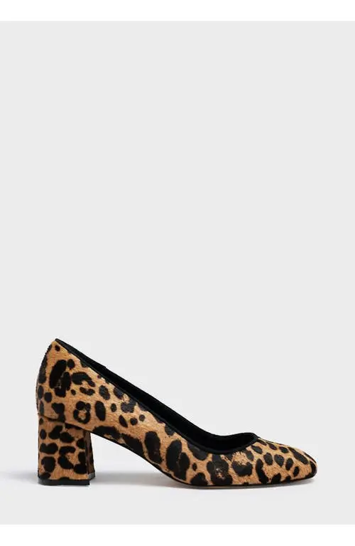 Marion Parke Block Heel Pump - Leopard