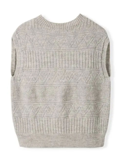 CELTIC & CO. British Wool Sleeveless Knit Tank