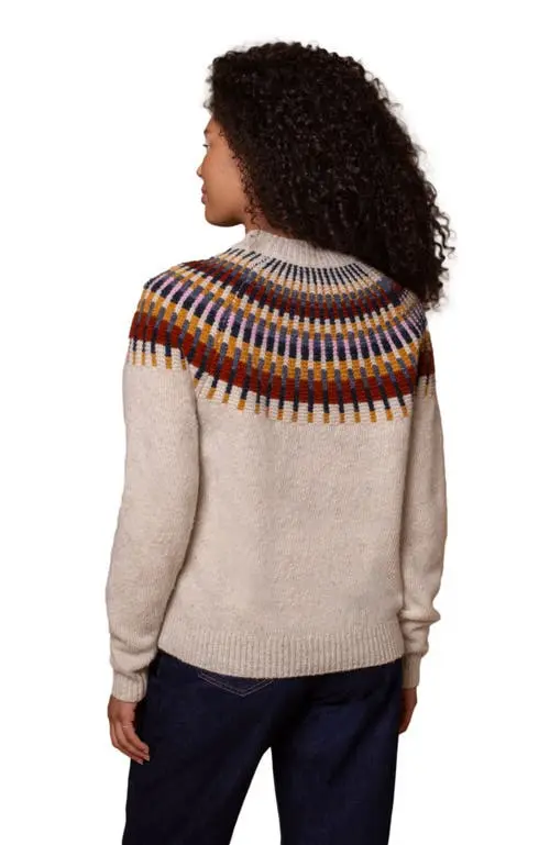 CELTIC & CO. Stitch Yoke High Neck Sweater