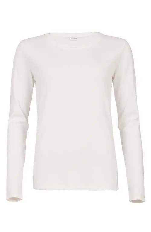CELTIC & CO. Long Sleeve Crew Neck T-shirt - Chalk