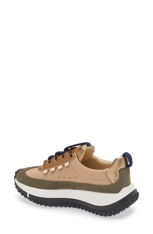 4CCCCEES Kapok Pinto Platform Sneaker - Mud