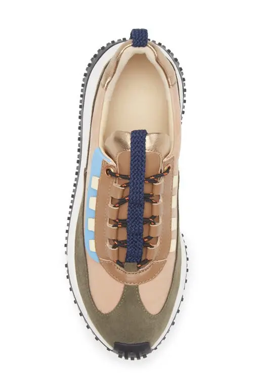 4CCCCEES Kapok Pinto Platform Sneaker - Mud