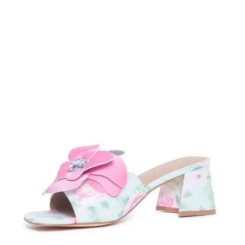 LAUREN LORRAINE Bonnie Floral Mules