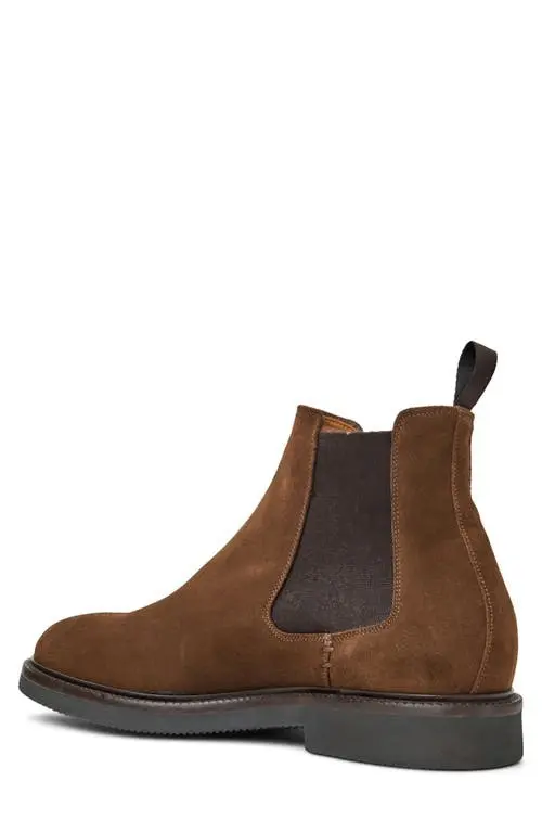Aquatalia Prospero Water Resistant Chelsea Boot - Taupe Suede
