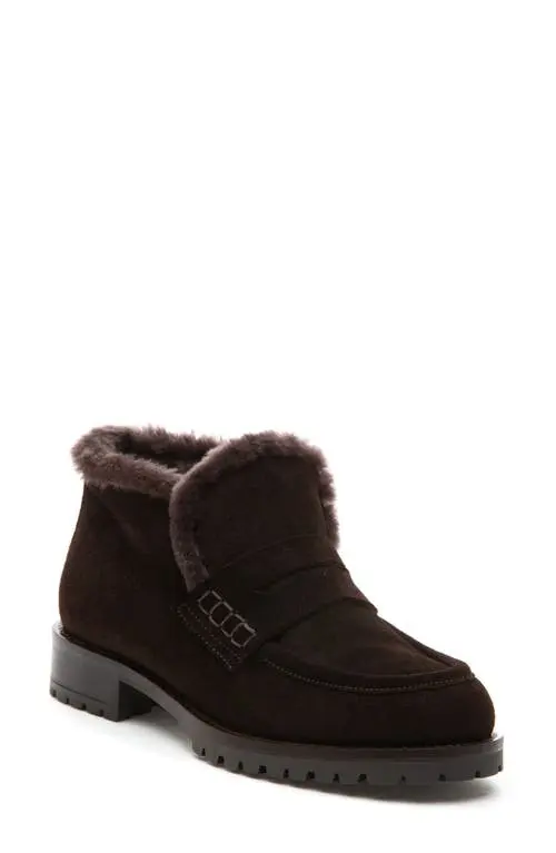 275 CENTRAL Zelia Genuine Shearling Weatherproof Boot - Brown