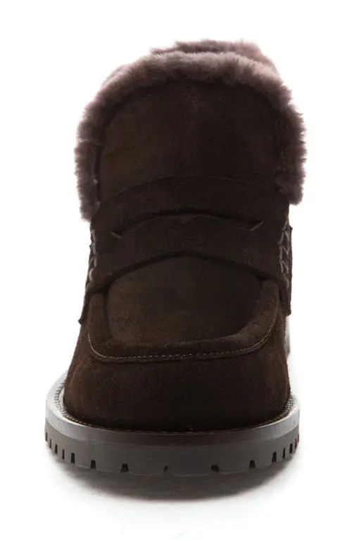 275 CENTRAL Zelia Genuine Shearling Weatherproof Boot - Brown