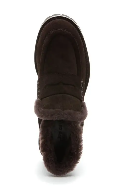 275 CENTRAL Zelia Genuine Shearling Weatherproof Boot - Brown