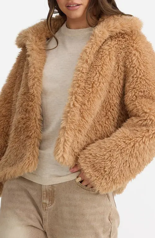TALISMAN THE LABEL Stuart Faux Fur Jacket