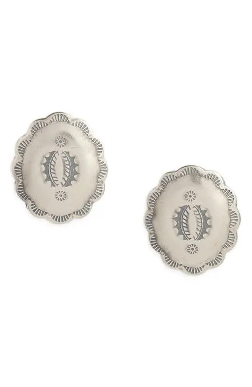 CHILD OF WILD Dusk Concho Earrings - Silver
