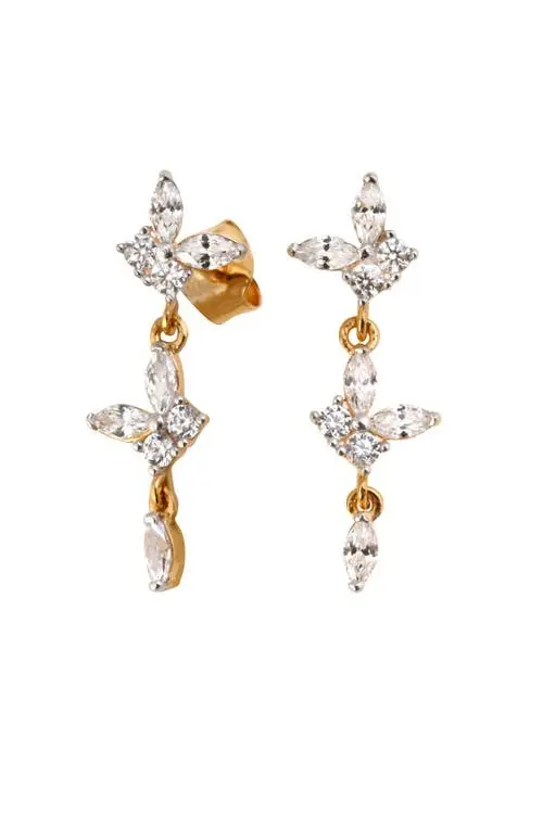 ARTE NOVA JEWELLERY Drop Earrings - Gold 19/2k