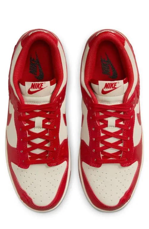 Nike Dunk Low Sneakers - Coconut Milk/red/pale Ivory