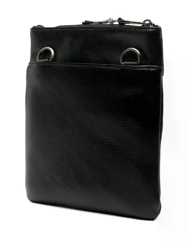Versace Logo-plaque Faux-leather Messenger Bag