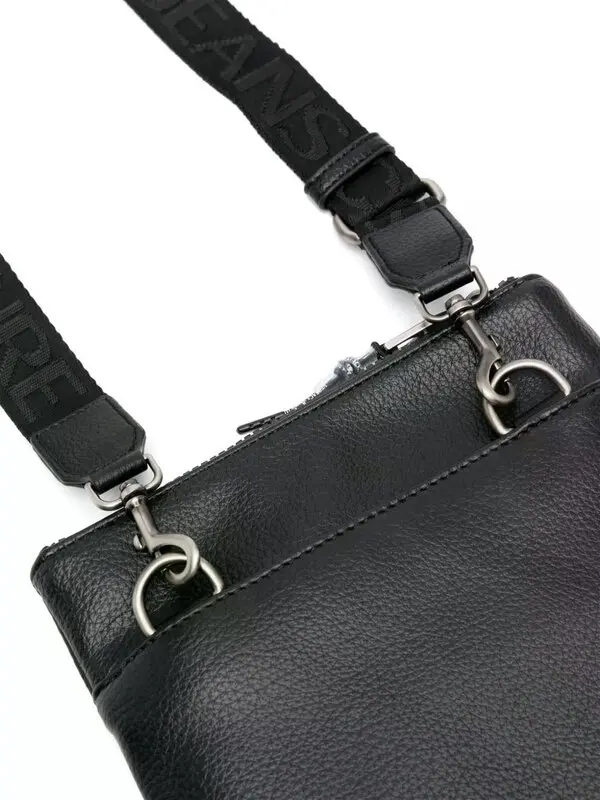 Versace Logo-plaque Faux-leather Messenger Bag
