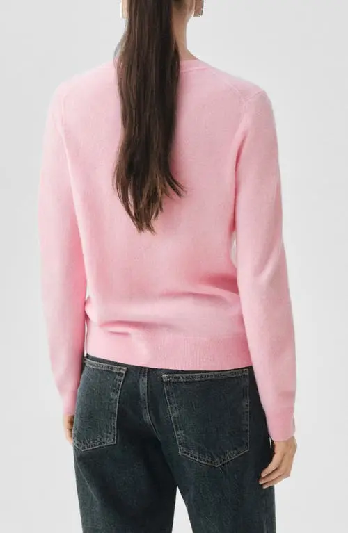 Mango Selection Crewneck Cashmere Sweater - Pink