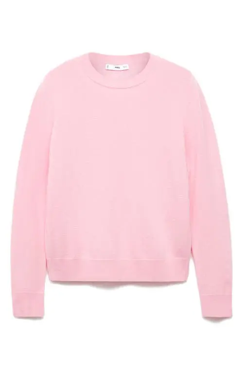 Mango Selection Crewneck Cashmere Sweater - Pink
