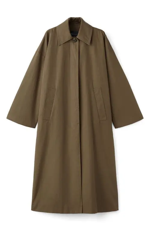 mango - Selection Belted Cotton-Blend Trench Coat