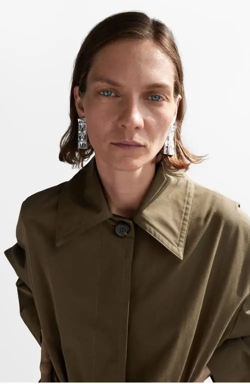 mango - Selection Belted Cotton-Blend Trench Coat