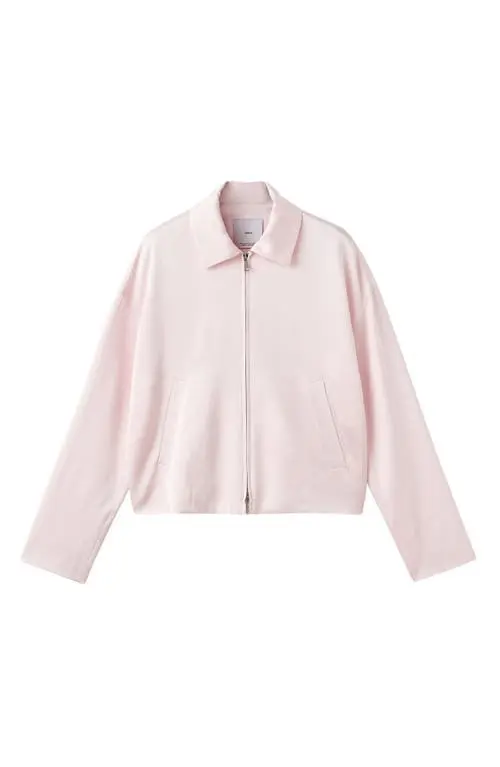 Mango Satin Bomber Jacket
