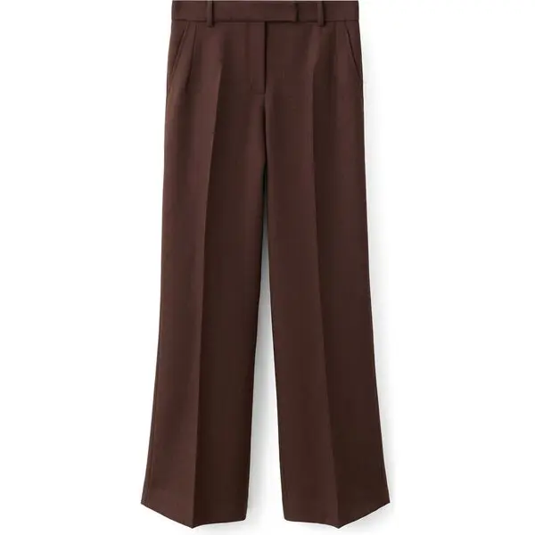 Mango Selection Pleat Front Wool Pants