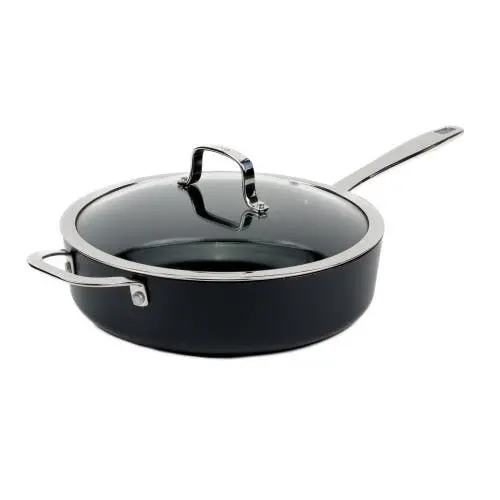 ALVA Maestro 4-quart Ceramic Nonstick Sauté Pan With Lid - Black