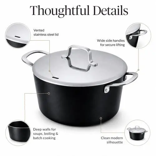 ALVA Maestro Nonstick Stock Pot With Lid