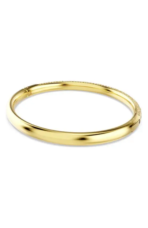 SWAROVSKI Sublima Crystal Hinged Bangle - Gold