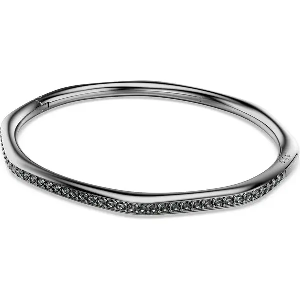 SWAROVSKI Dextera Crystal Bangle - Ruthenium