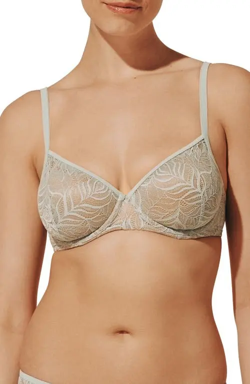 THIRDLOVE Feather Lace Underwire Demi Bra - Daydream