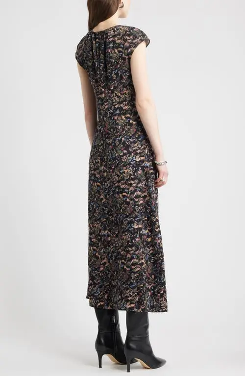 nordstrom black dress Black Drape And Destiny Maxi Dress main image 1