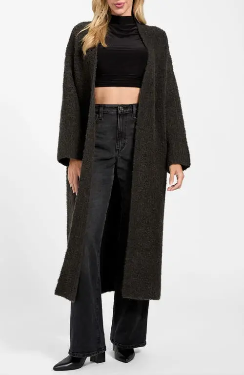 Guess Bouclé Longline Cardigan