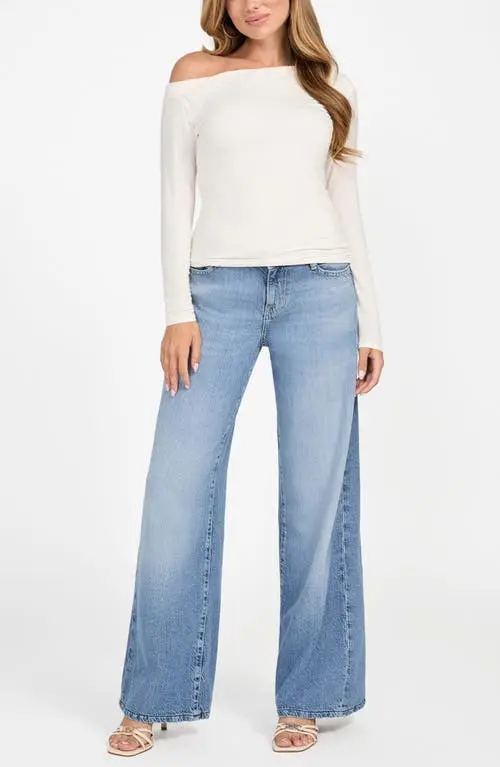 Guess One-shoulder Jersey Top