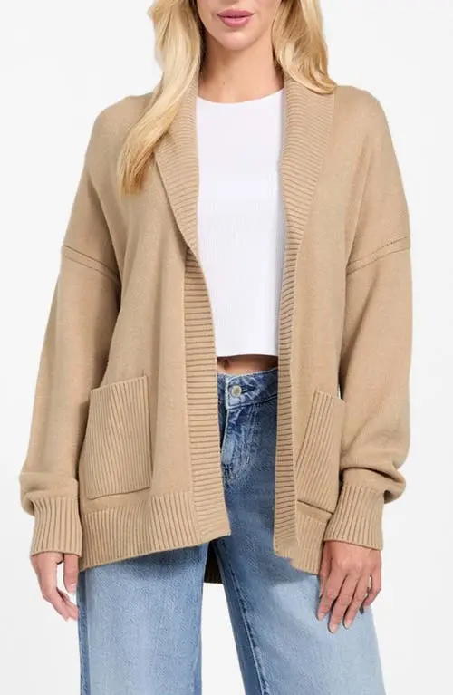 Guess Belted Shawl Collar Cardigan