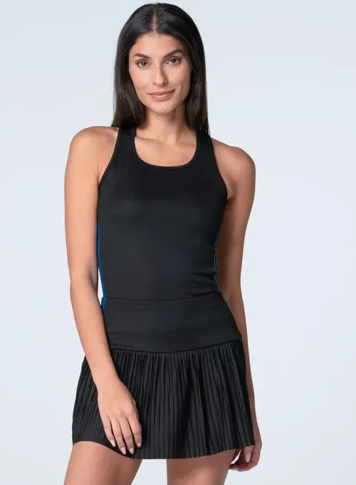 Lucky In Love Racer Rib Tank