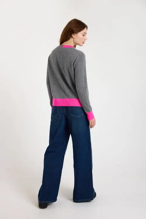 BRODIE CASHMERE Maya Crew Neck Cashmere Sweater