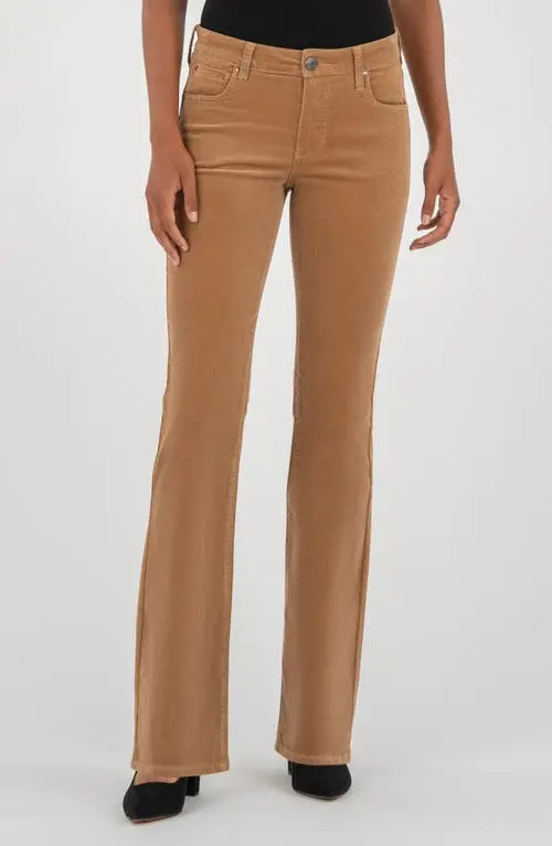 Kut From The Kloth Mid-rise Bootcut Corduroy Pants - Camel
