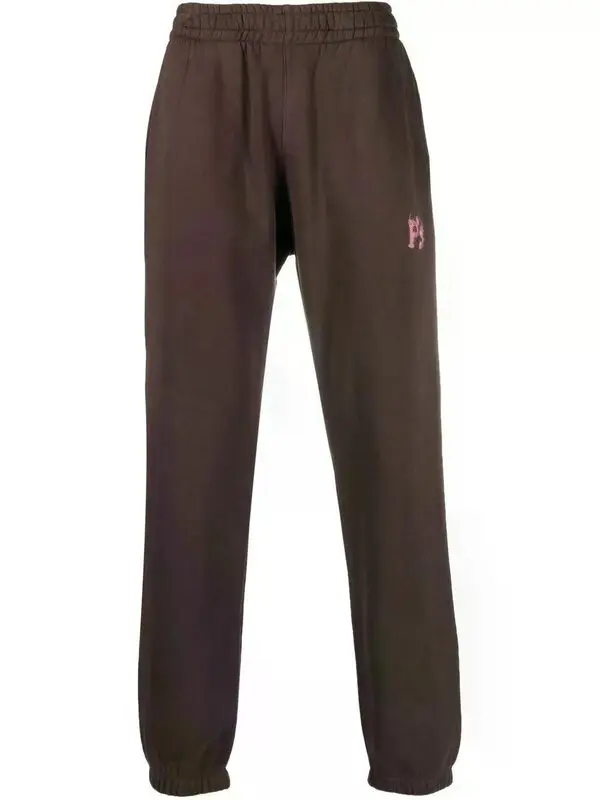 PRESIDENT’S Embroidered-logo Track Pants - Brown