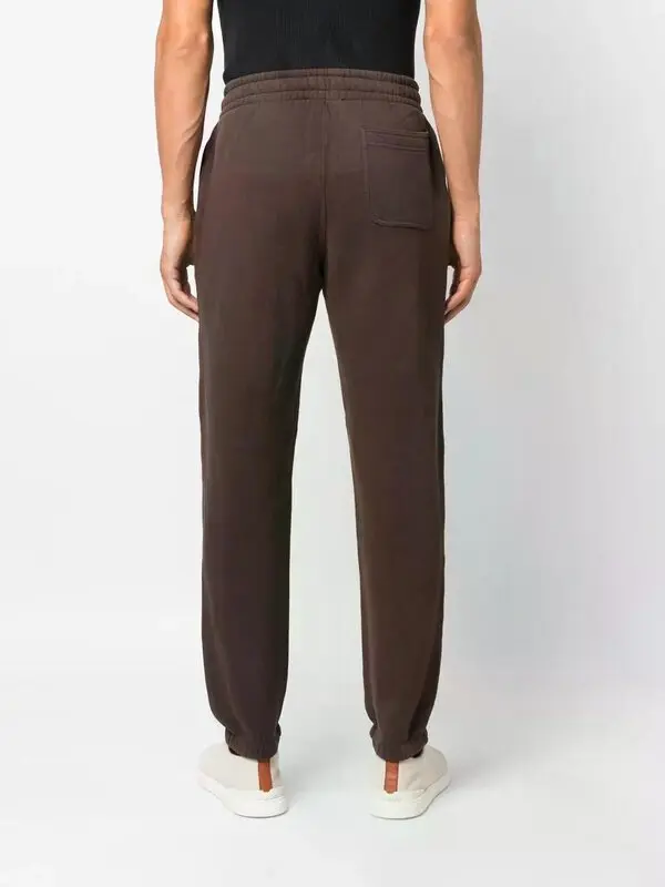 PRESIDENT’S Embroidered-logo Track Pants