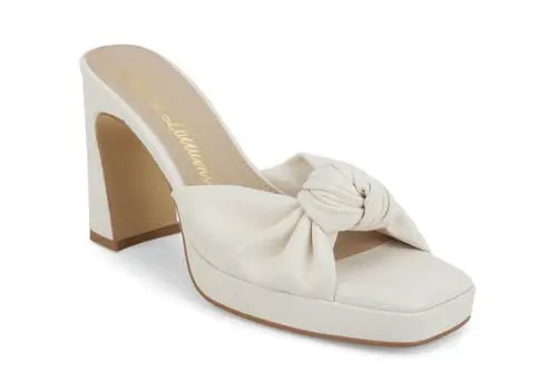 LAUREN LORRAINE High-heel Mule - Ivory
