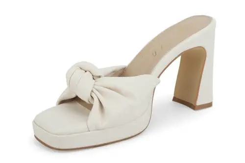 LAUREN LORRAINE High-heel Mule - Ivory