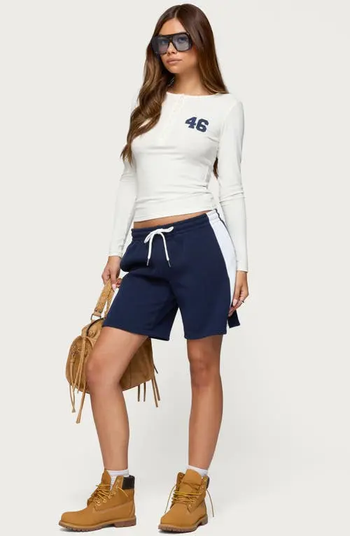 EDIKTED Drawstring Bermuda Shorts