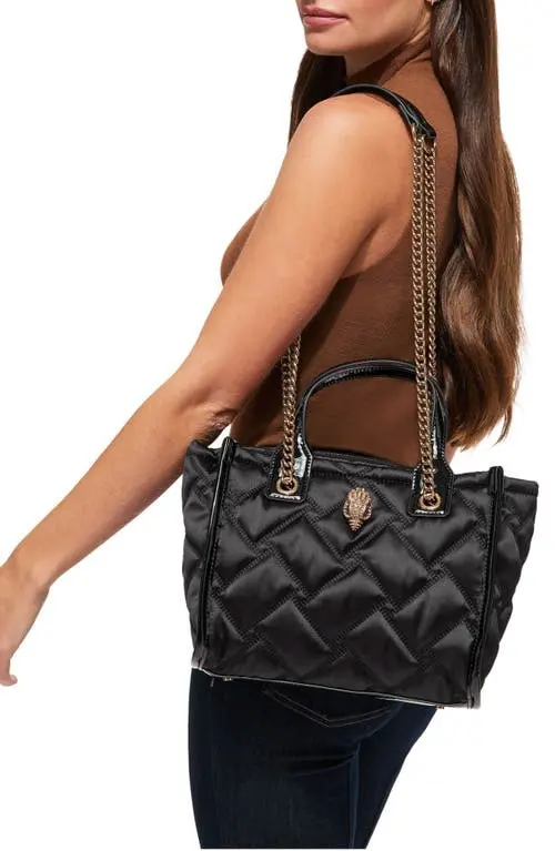 Kurt Geiger Small Hoxton Quilted Shopper Bag