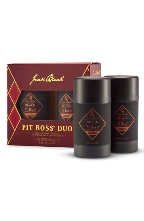 Jack Black Black Reserve Pit Boss Deodorant Duo $44 Value - No Color