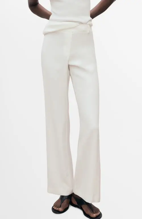 Mango Straight Leg Trousers