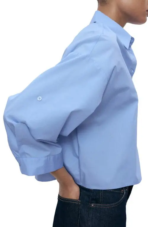 Mango Oversize Button-up Shirt