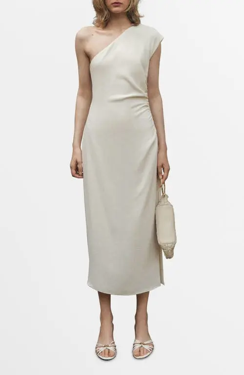 Mango One-shoulder Sheath Dress
