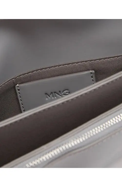 Mango Faux Leather Crossbody Bag
