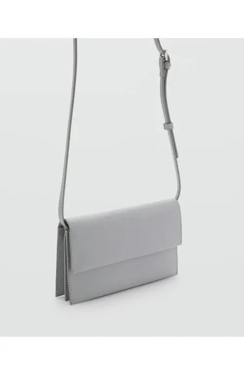 Mango Faux Leather Crossbody Bag