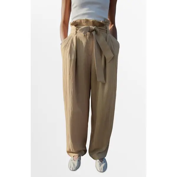 Mango Paperbag Trousers