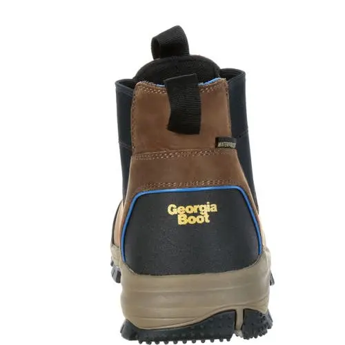 GEORGIA BOOT Blue Collar Chelsea Waterproof Work Boots